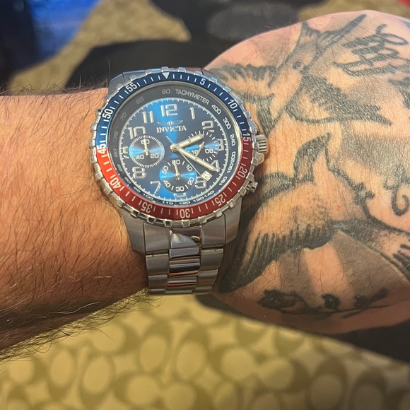 Invicta | Accessories | Invicta Specialty Collection Trinite Pepsi Face ...